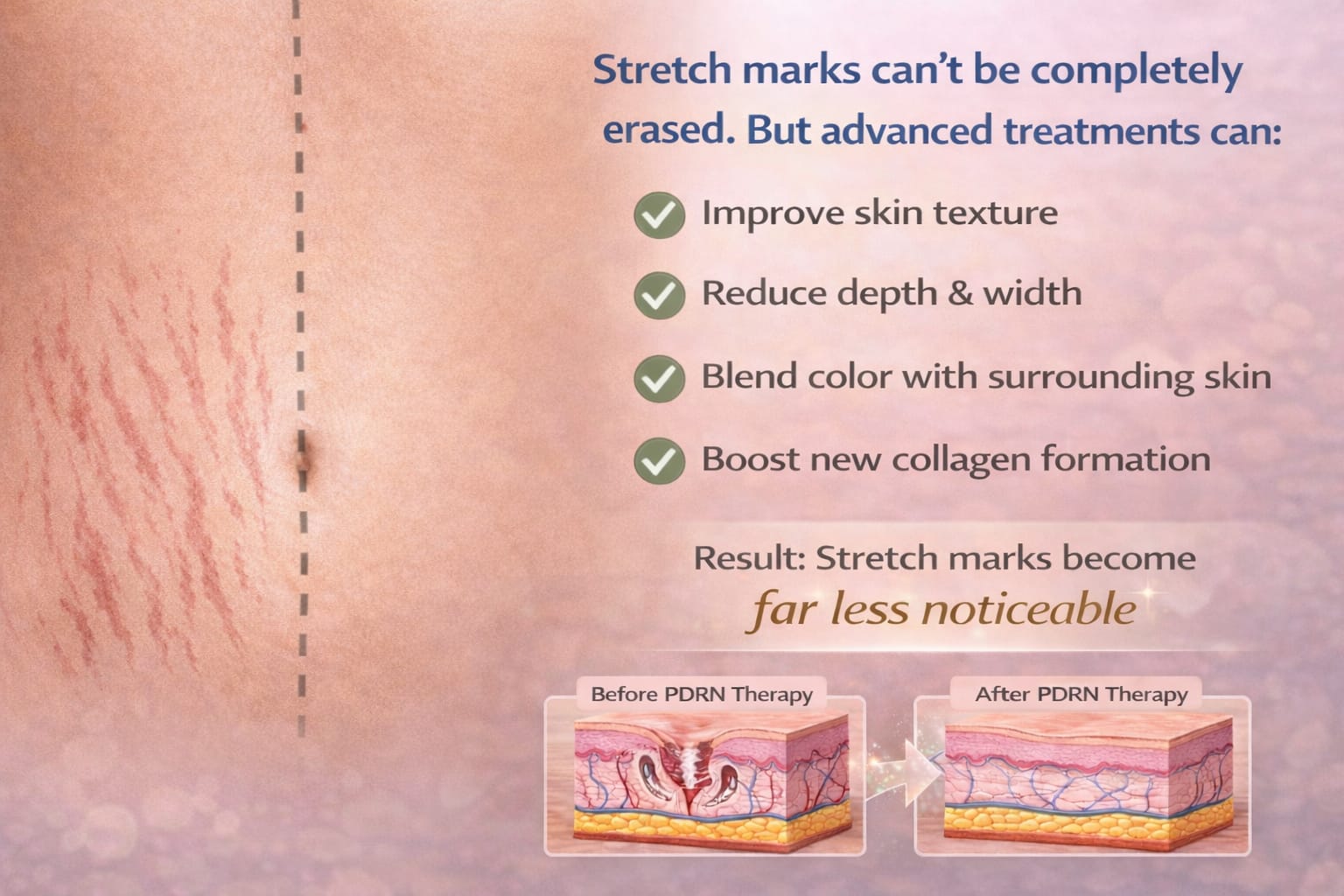 Stretch Marks Treatment Abu Dhabi | EDCC Dermatology